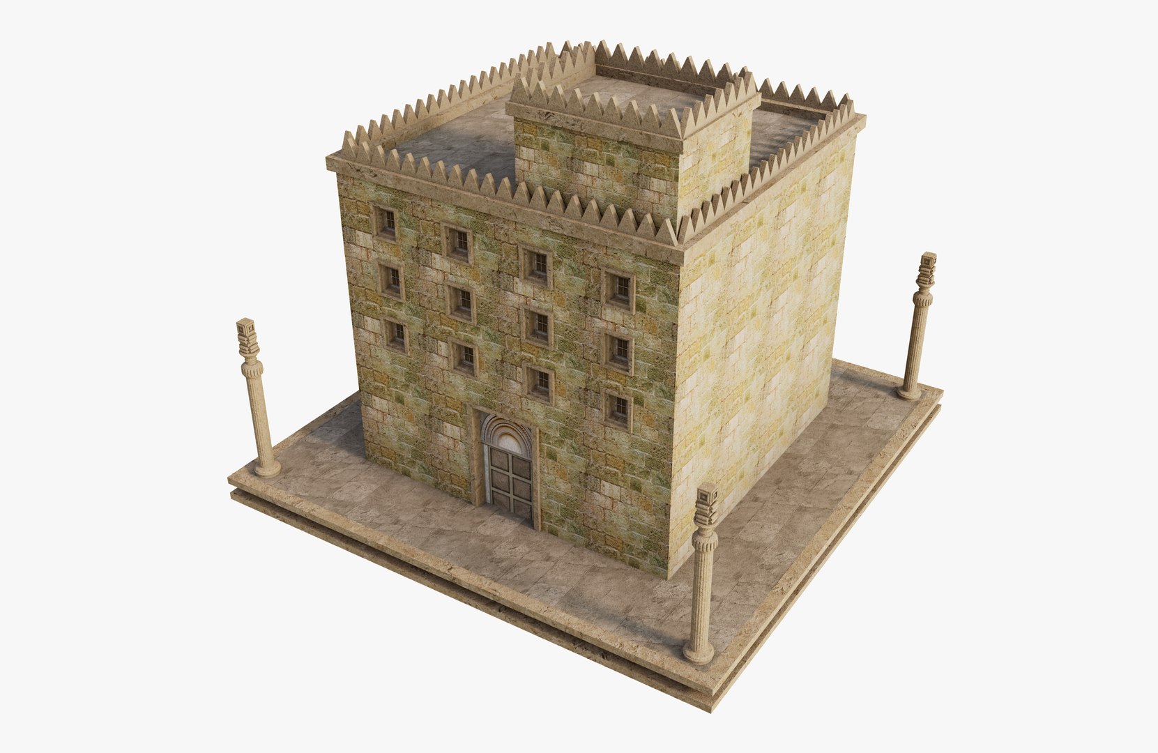 Free Ancient Persian Building 3D Model - TurboSquid 2366023