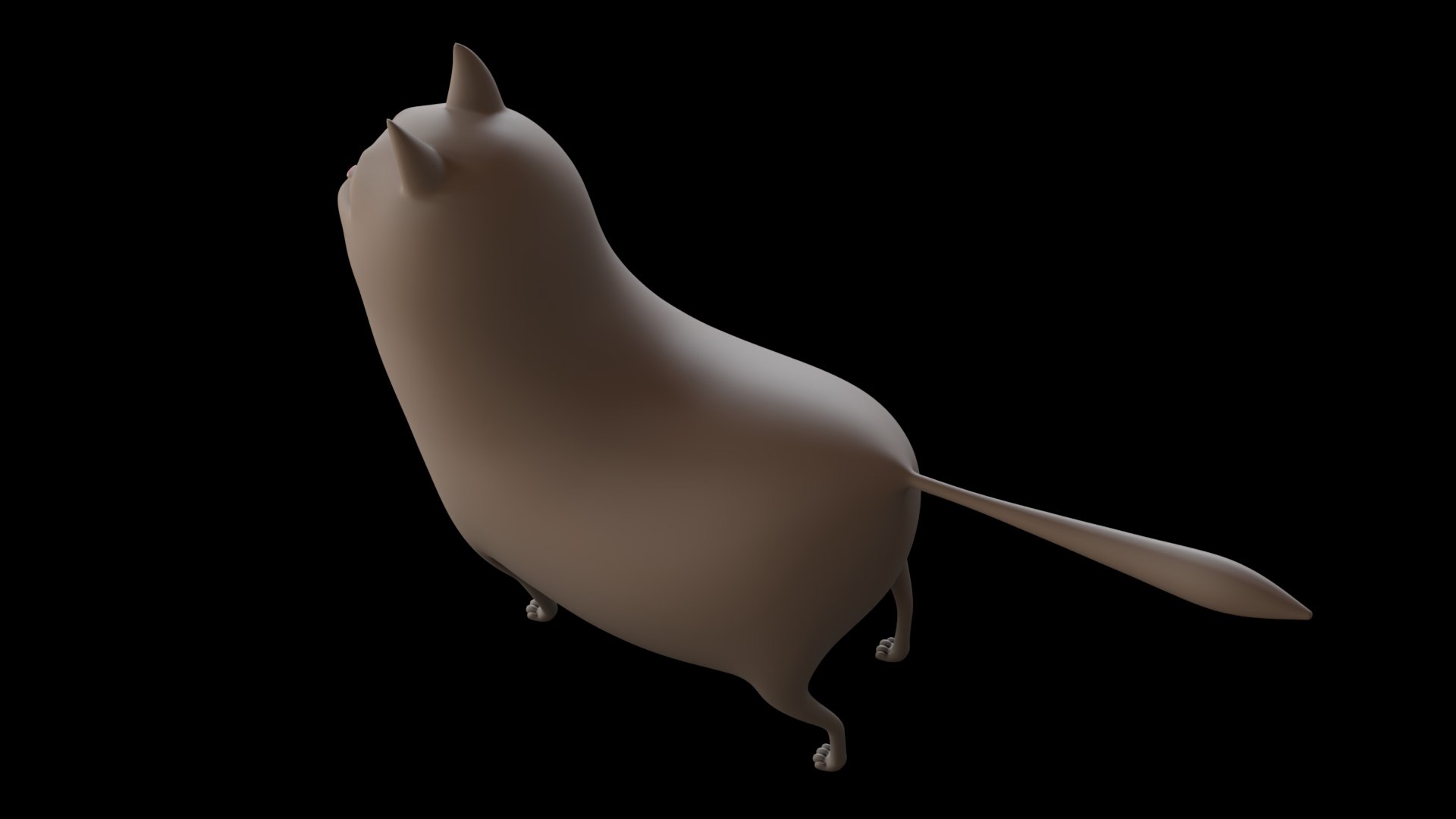 Stylized Cat Cartoon Model - TurboSquid 2382526