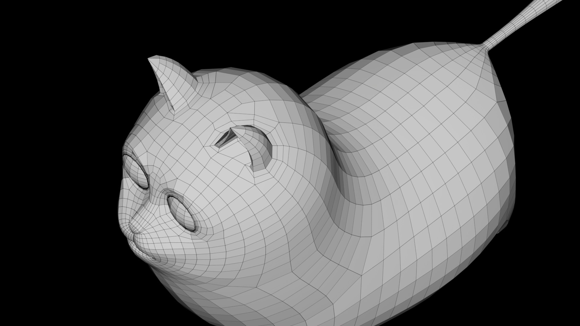 Stylized Cat Cartoon Model - TurboSquid 2382526