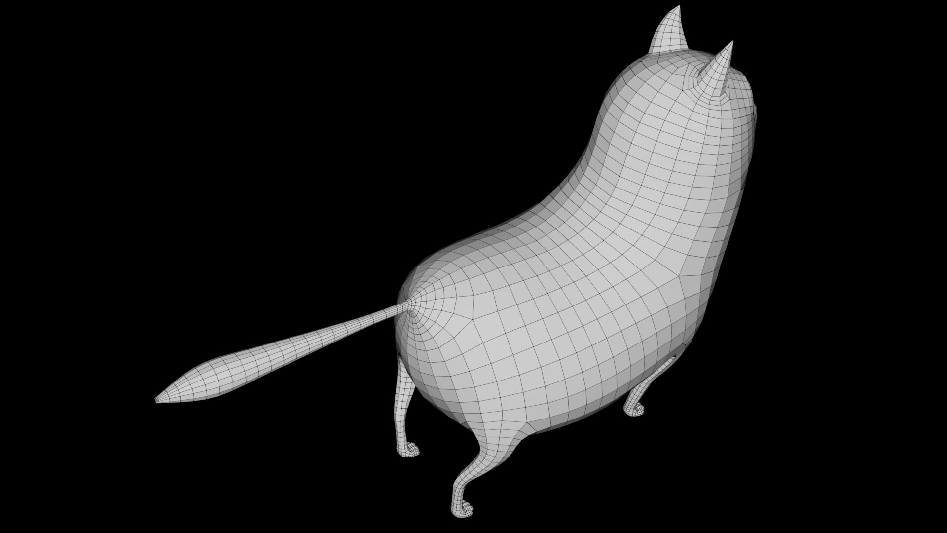 Stylized Cat Cartoon Model - TurboSquid 2382526