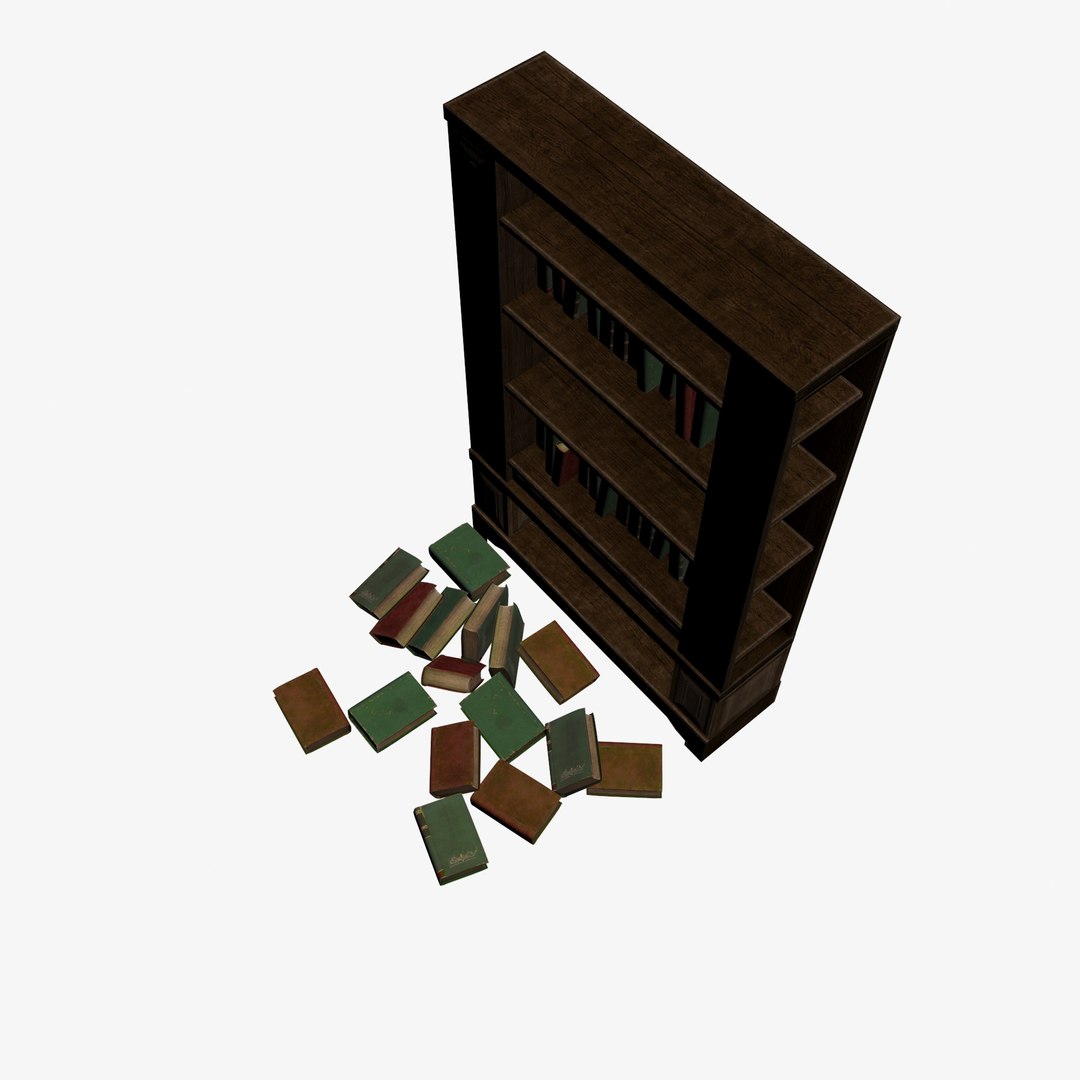3D Model Bookcase - TurboSquid 1314821