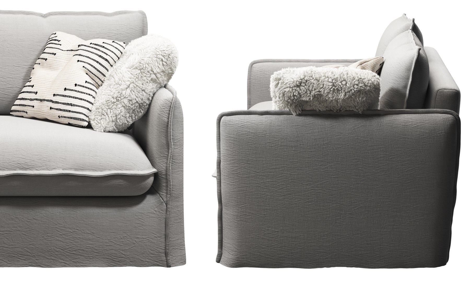 NEVA Sofa Slipcover Only By SIXPENNY 3D - TurboSquid 2154389