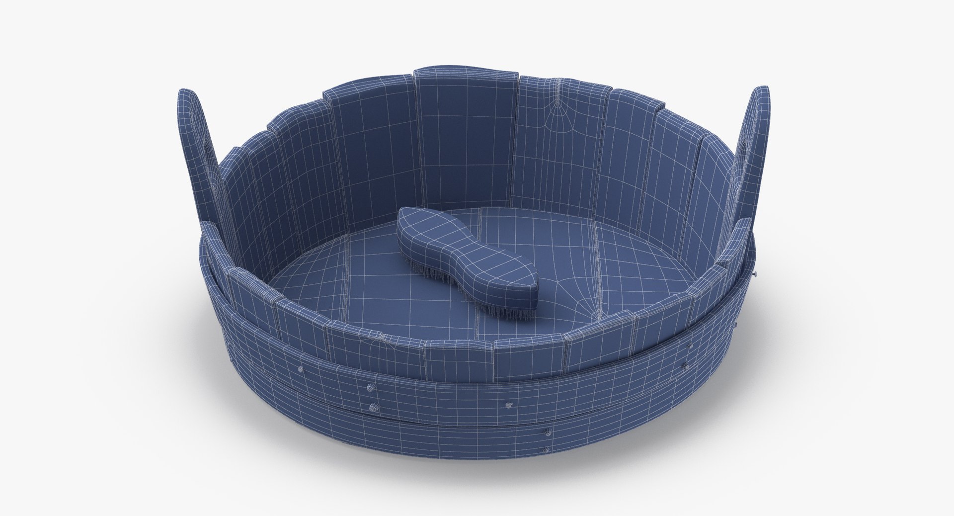 3d 2 medieval wash tub model