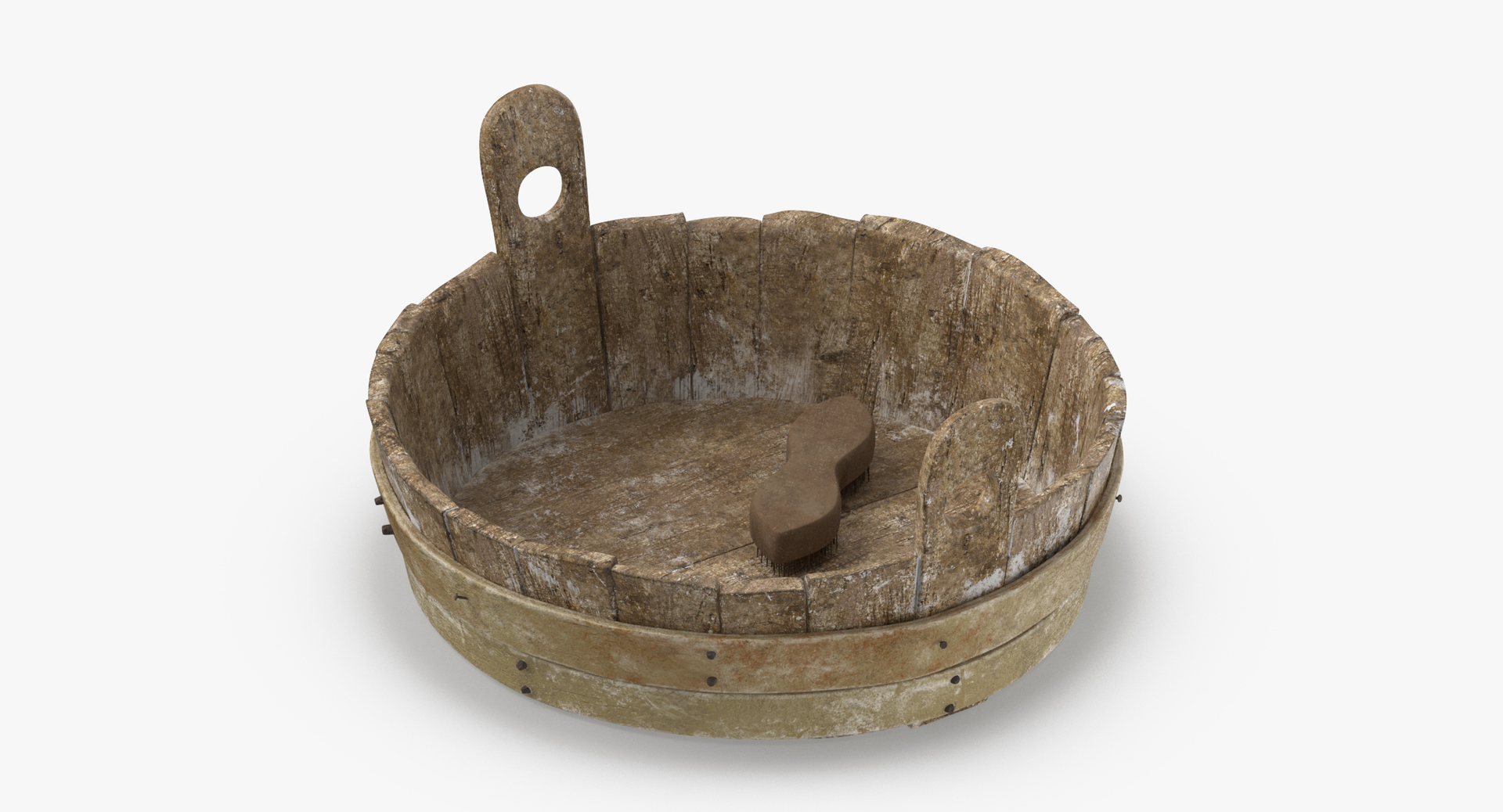 3d 2 medieval wash tub model