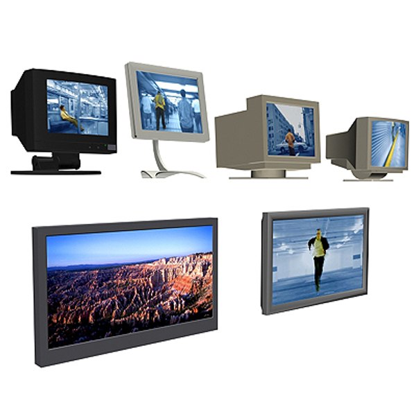 3d monitors screens plasma model