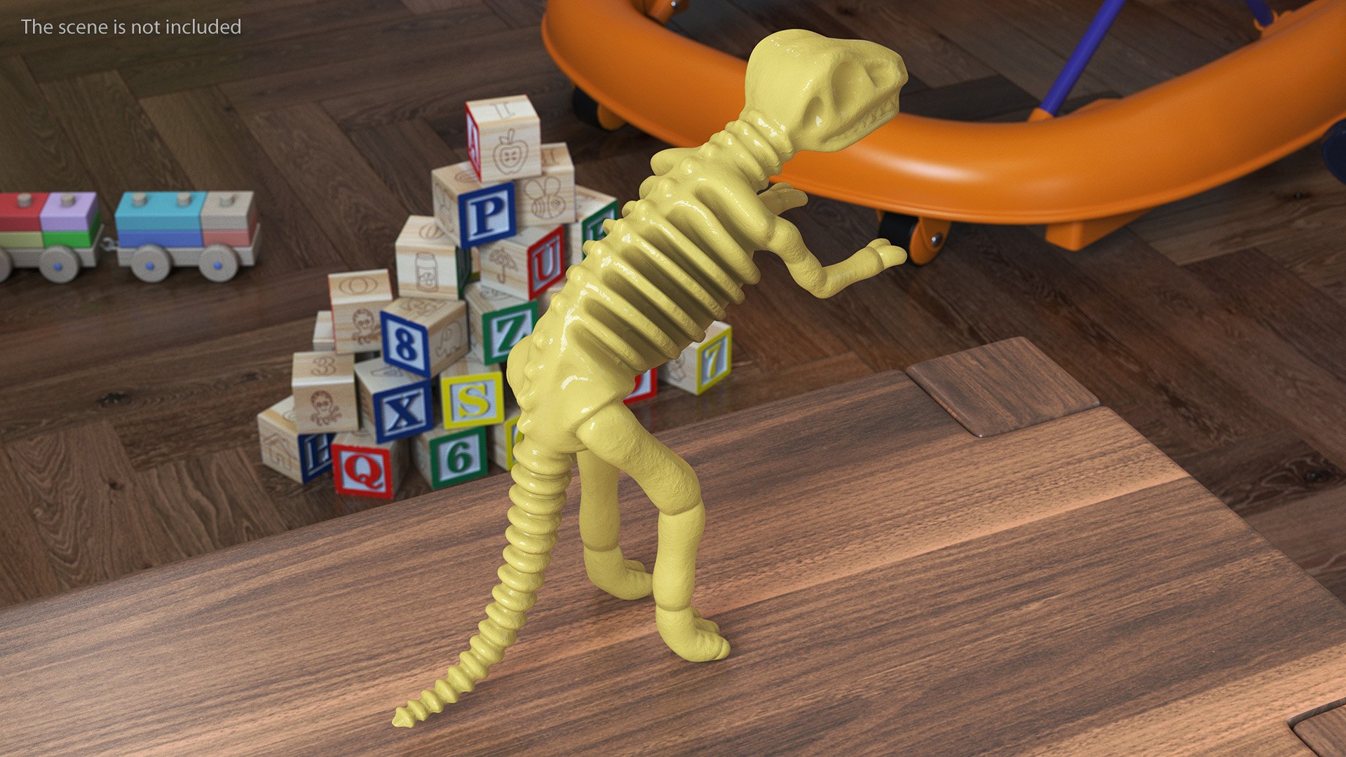Tyrannosaurus Skeleton Toy 3D Model - TurboSquid 2180066