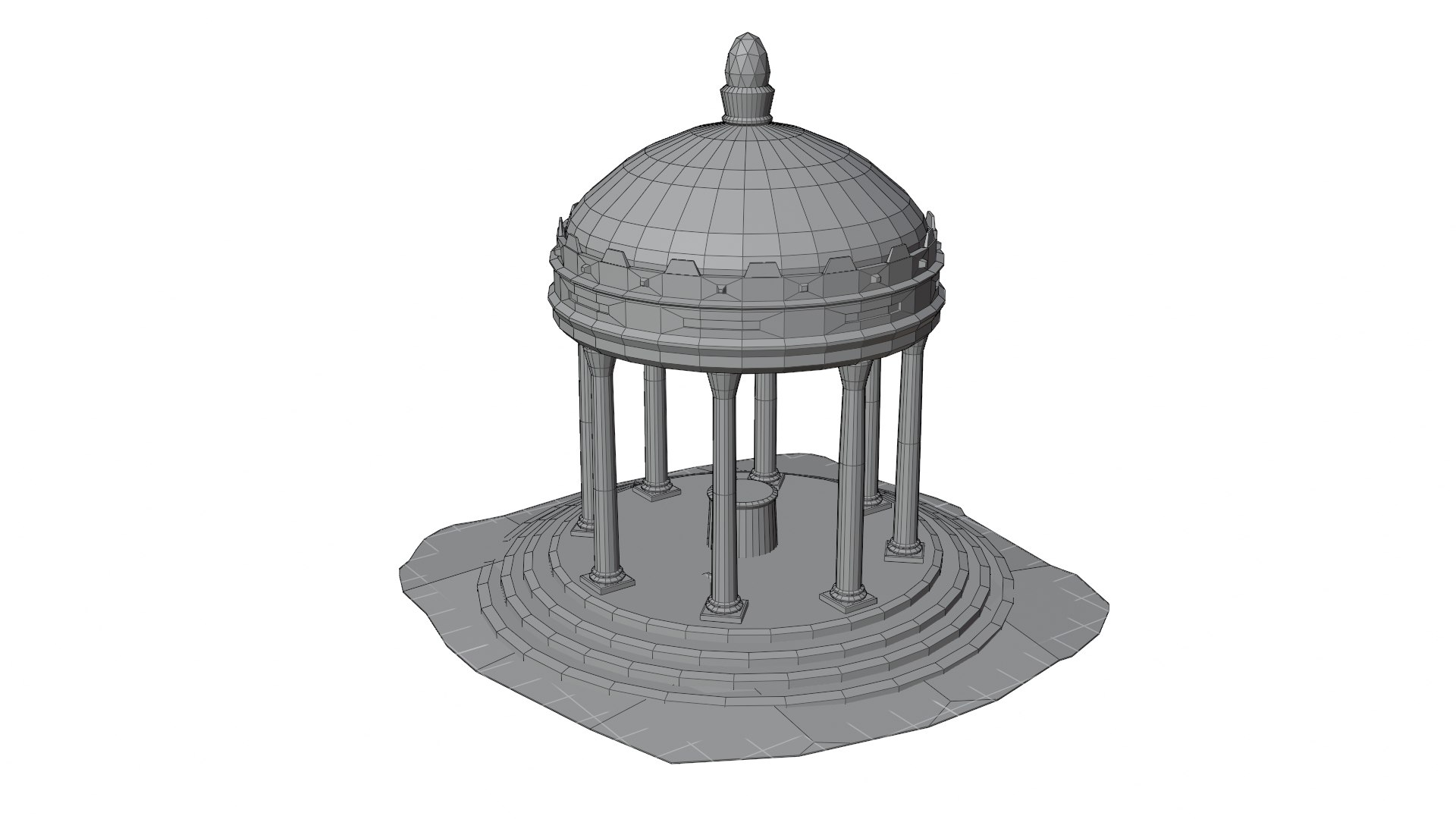 Roman Buildings - 3D Model - TurboSquid 1626295