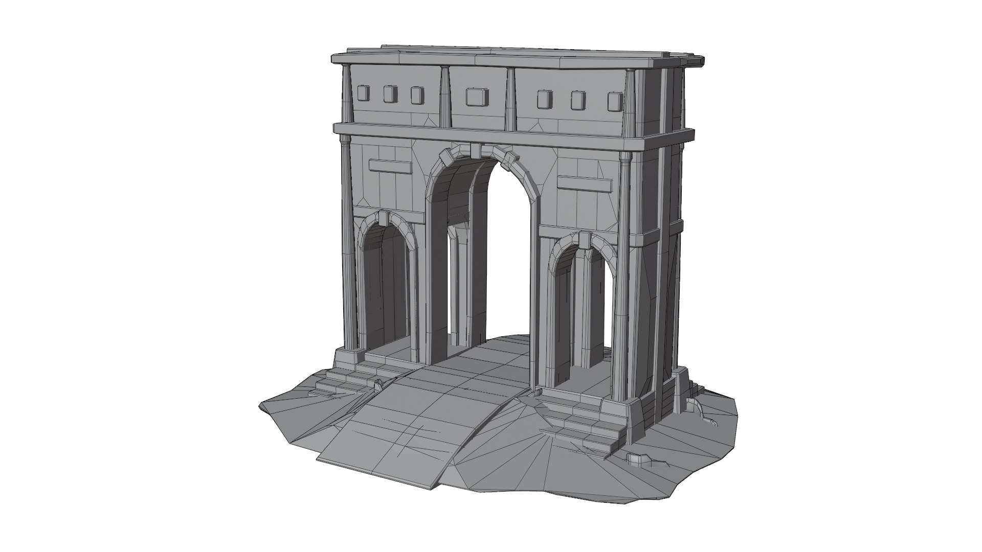 Roman Buildings - 3D Model - TurboSquid 1626295