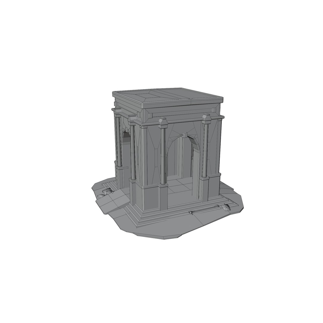 Roman Buildings - 3D Model - TurboSquid 1626295