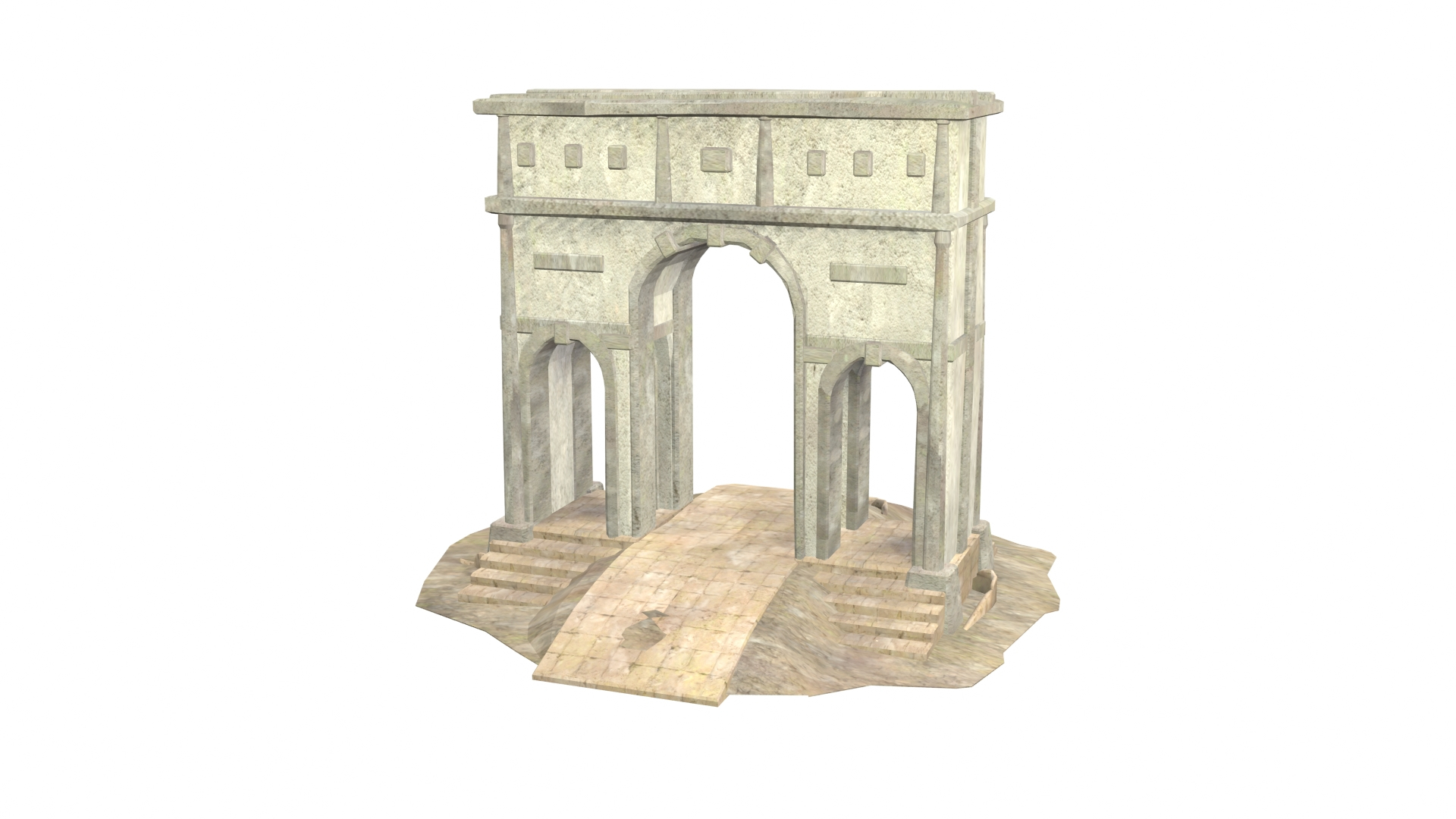 Roman Buildings - 3D Model - TurboSquid 1626295