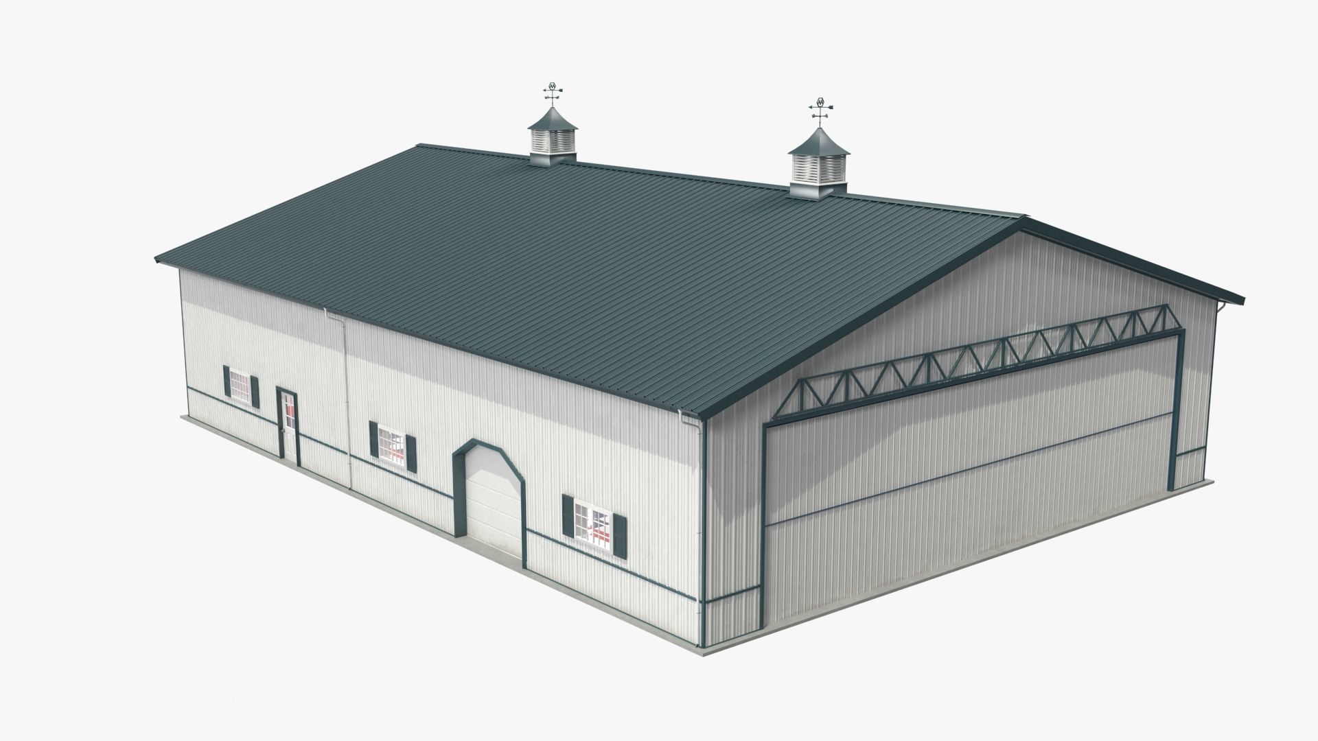 Compact Airplane Hangar 3D Model - TurboSquid 2285049