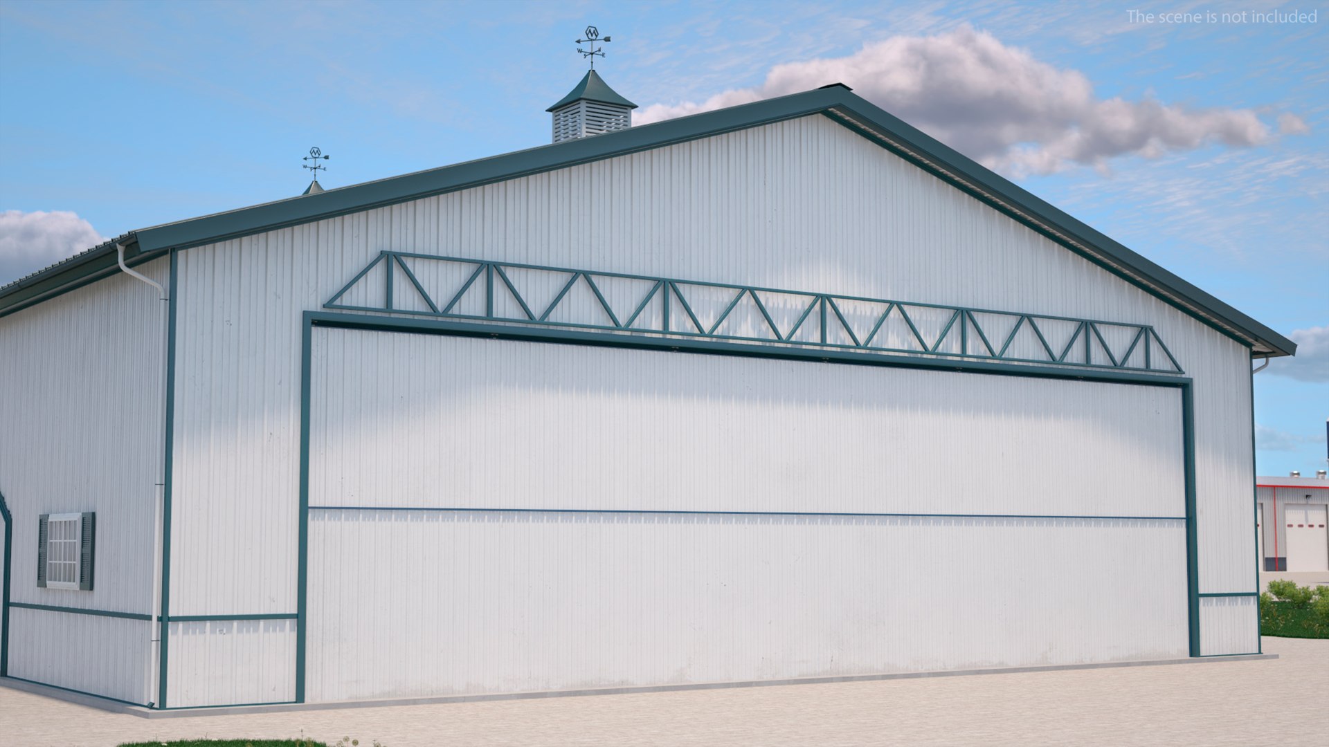 Compact Airplane Hangar 3D Model - TurboSquid 2285049