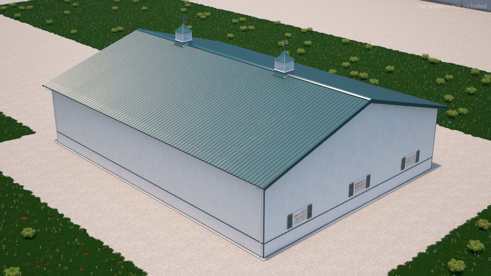 Compact Airplane Hangar 3D Model - TurboSquid 2285049