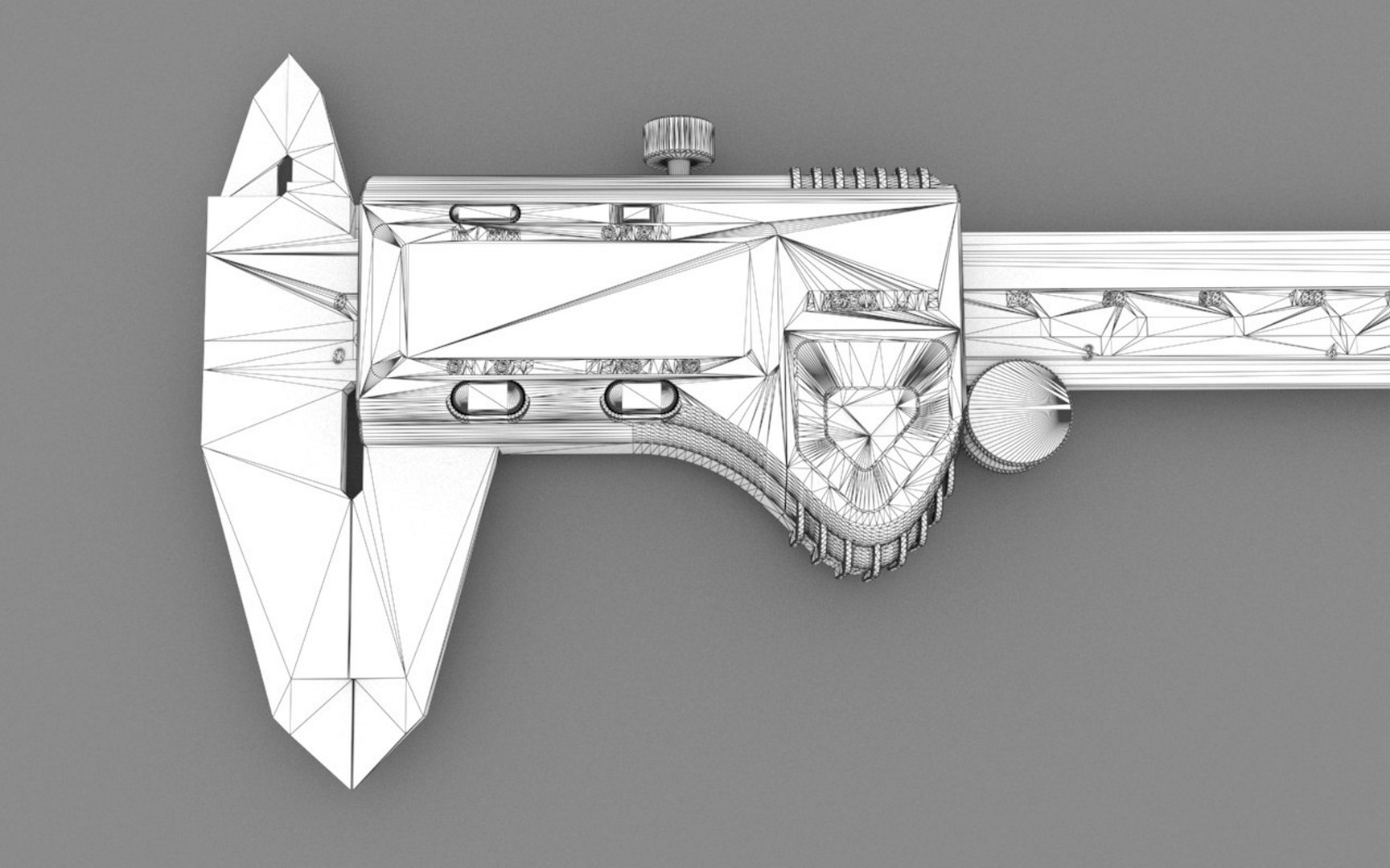 Digital Caliper 3D Model - TurboSquid 2242270