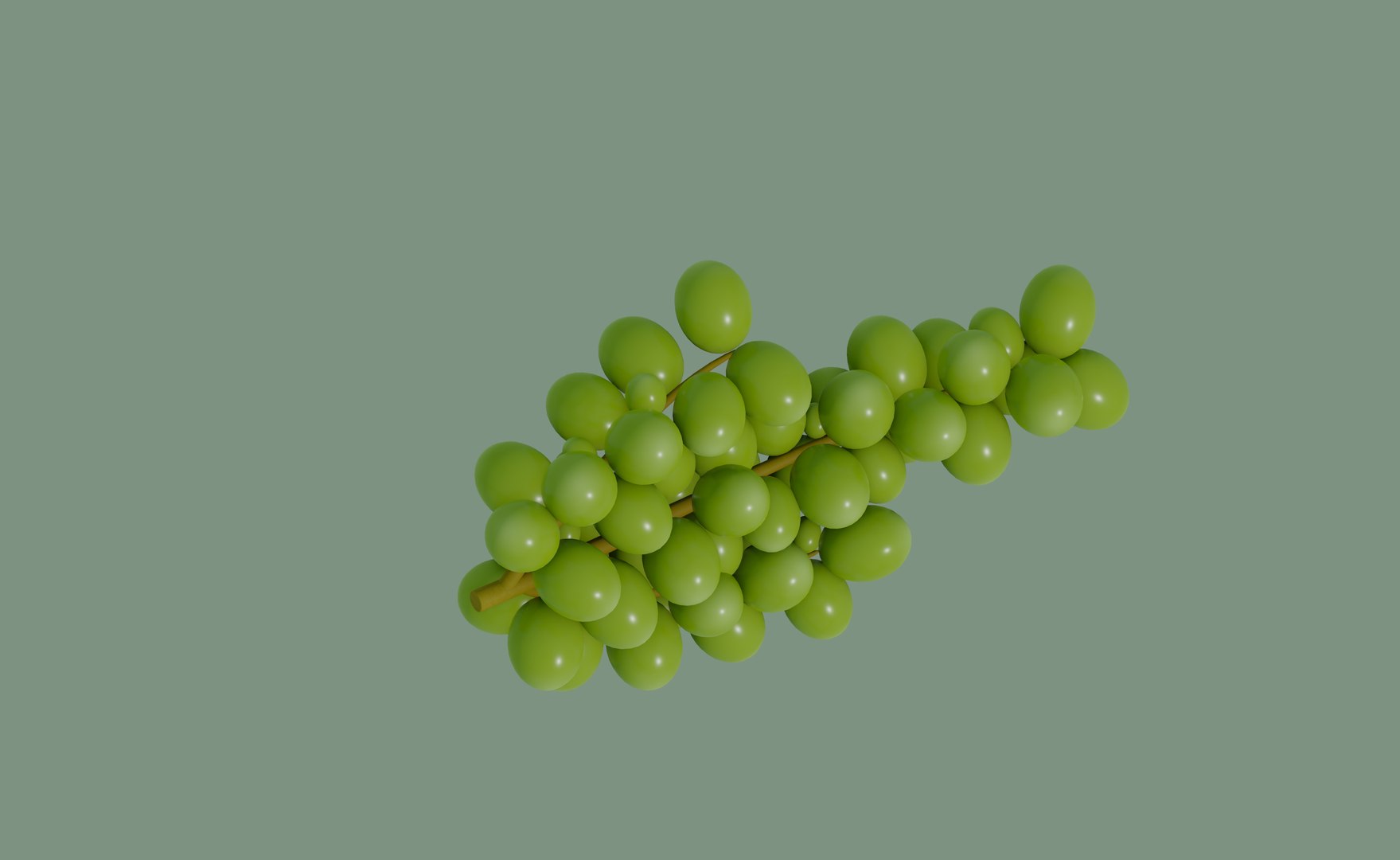 Grapes 3D Model - TurboSquid 2058021