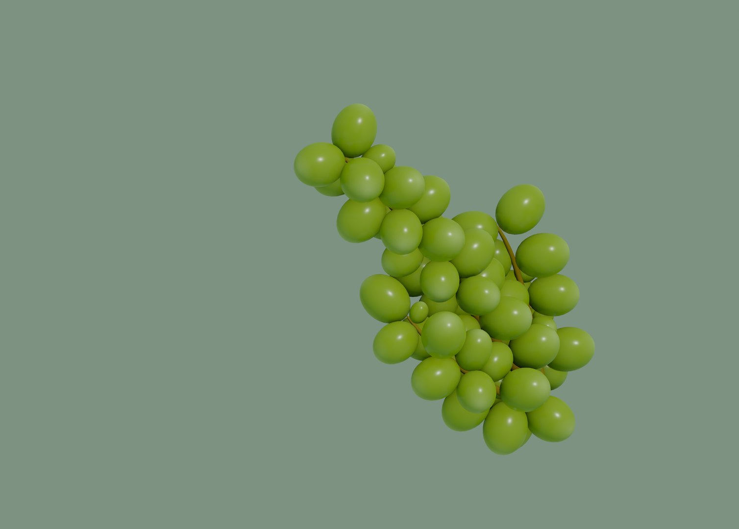 Grapes 3D Model - TurboSquid 2058021
