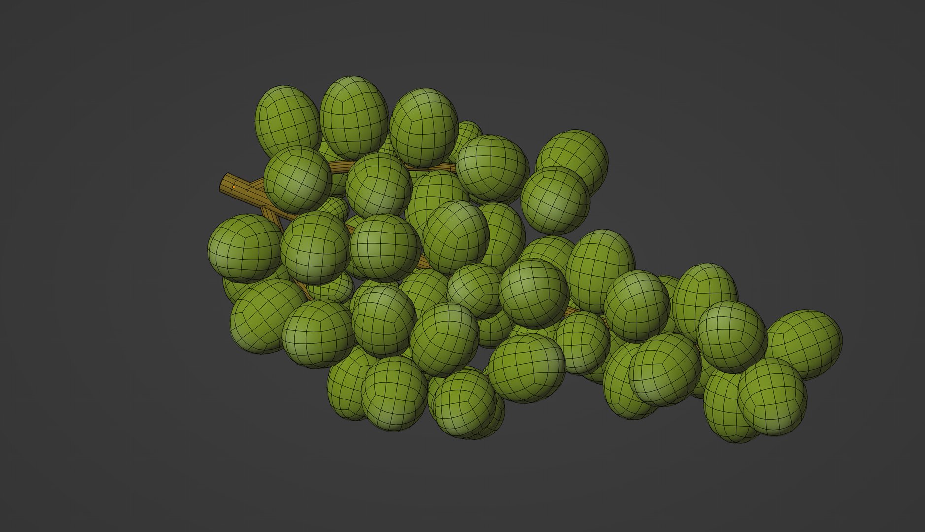 Grapes 3D Model - TurboSquid 2058021