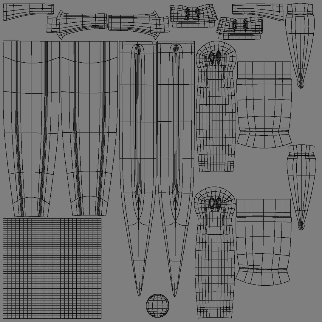medieval dagger 3d lwo