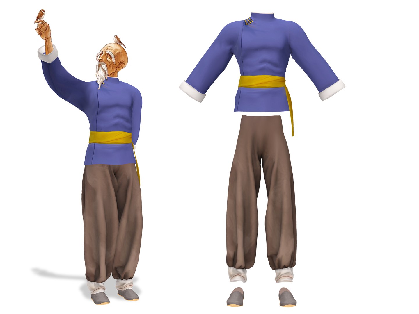 Men Shogun Martial Art 3D - TurboSquid 1550072