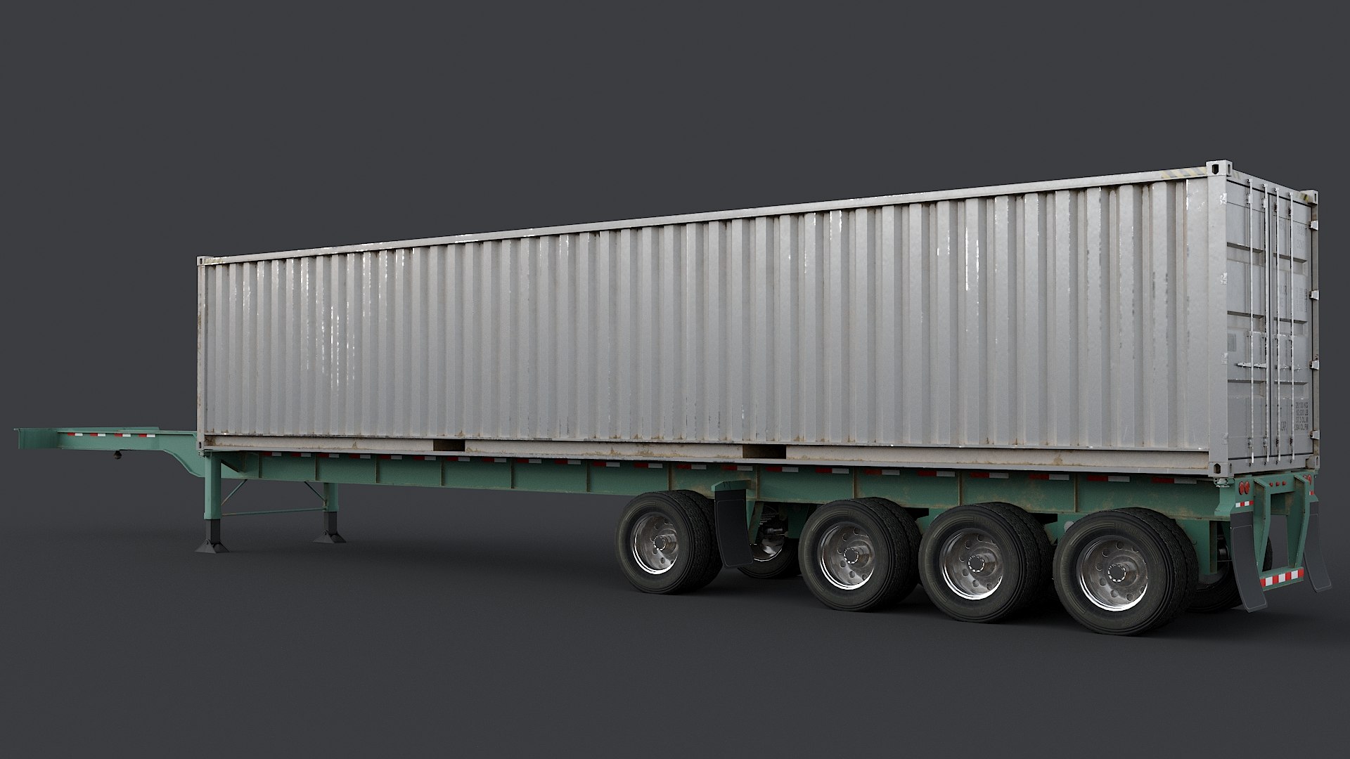 3D Container Vehicle Truck - TurboSquid 1669877