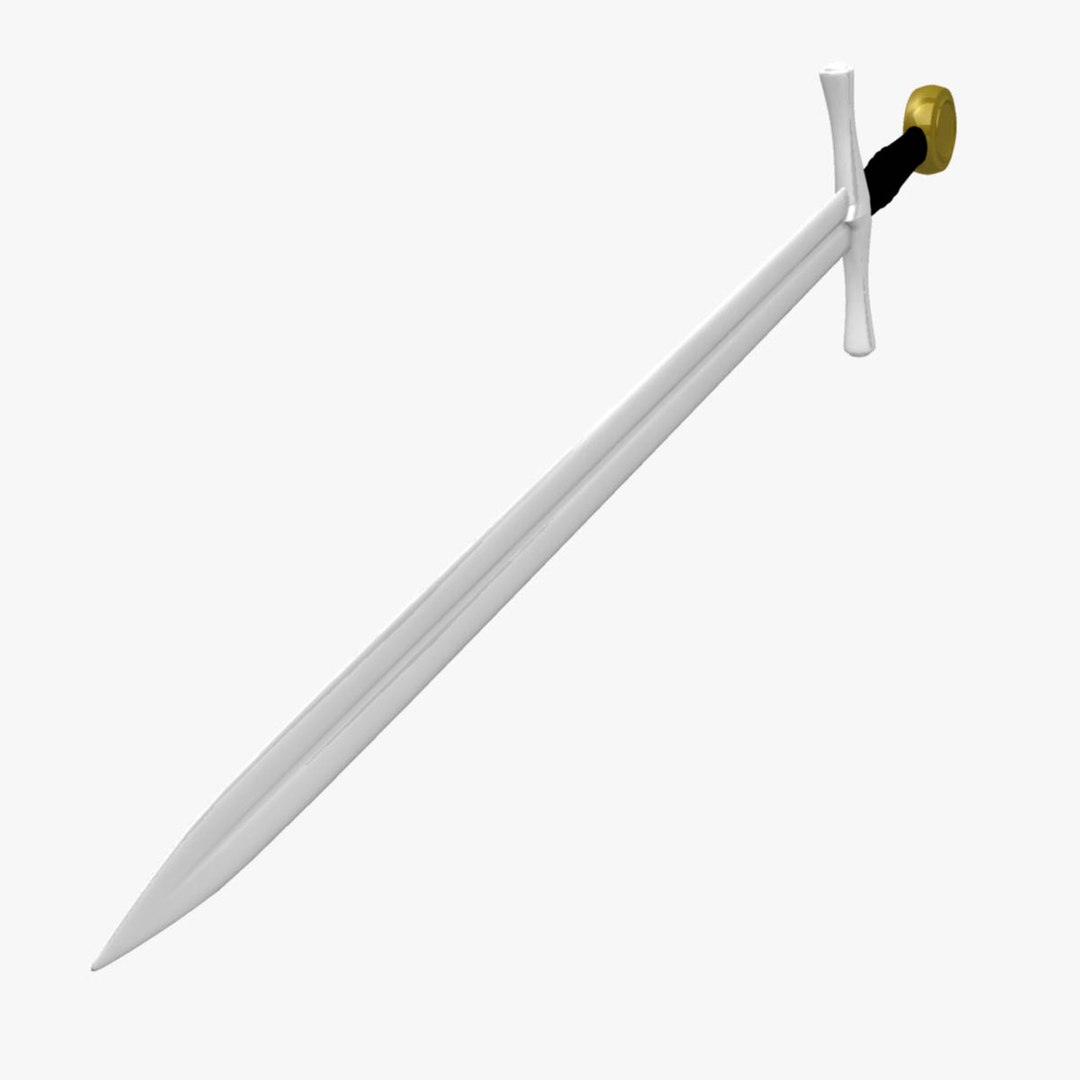3d Model Edged Sword