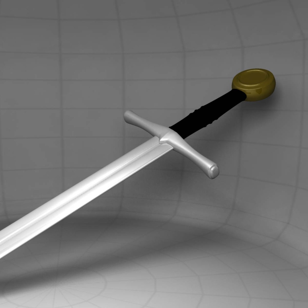 3d Model Edged Sword