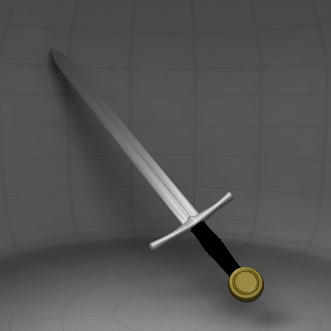 3d Model Edged Sword