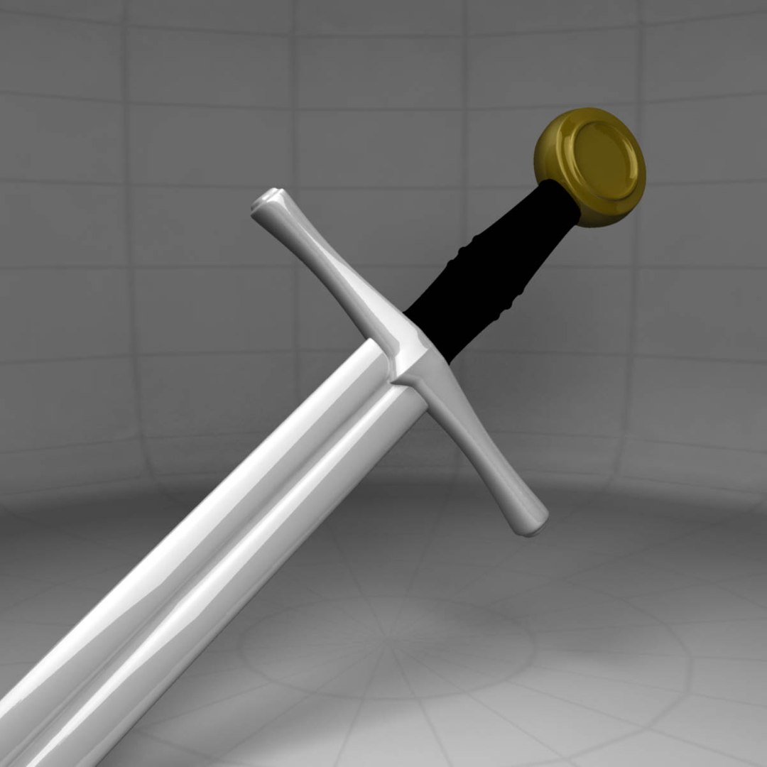 3d Model Edged Sword