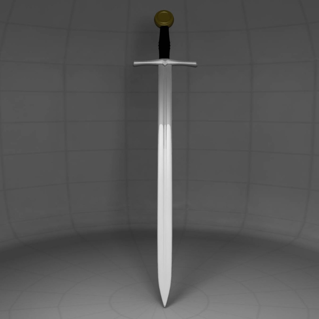 3d Model Edged Sword
