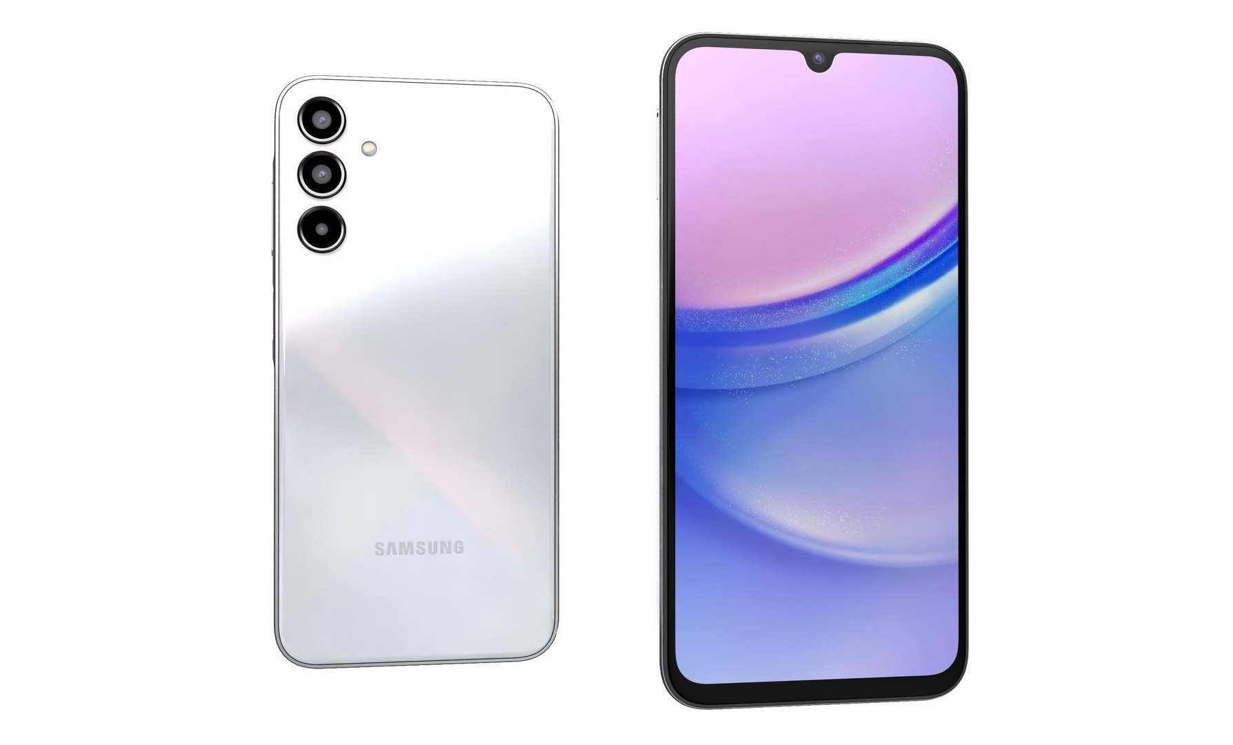 Samsung Galaxy A15 White Model - TurboSquid 2169376