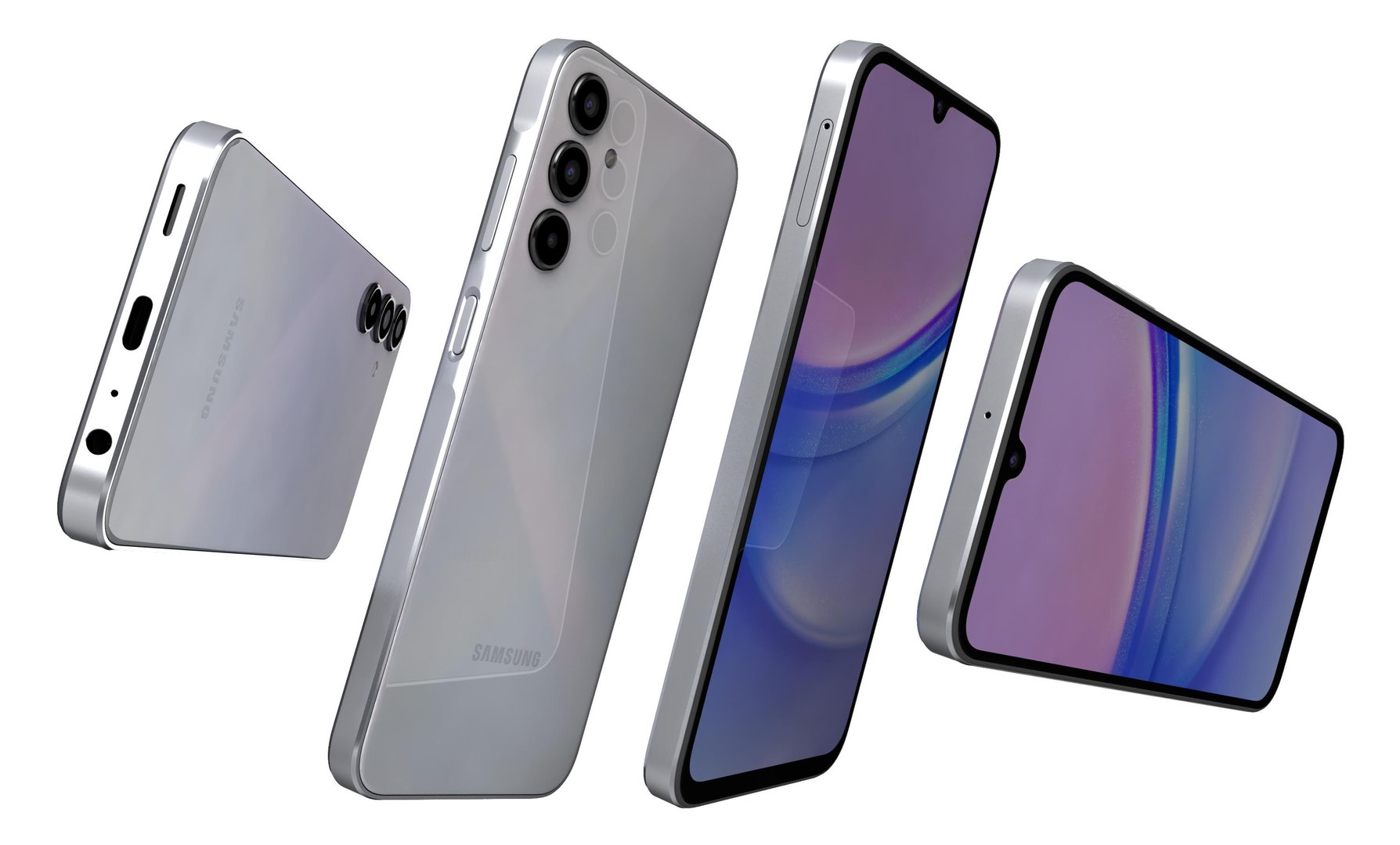 Samsung Galaxy A15 White Model - TurboSquid 2169376