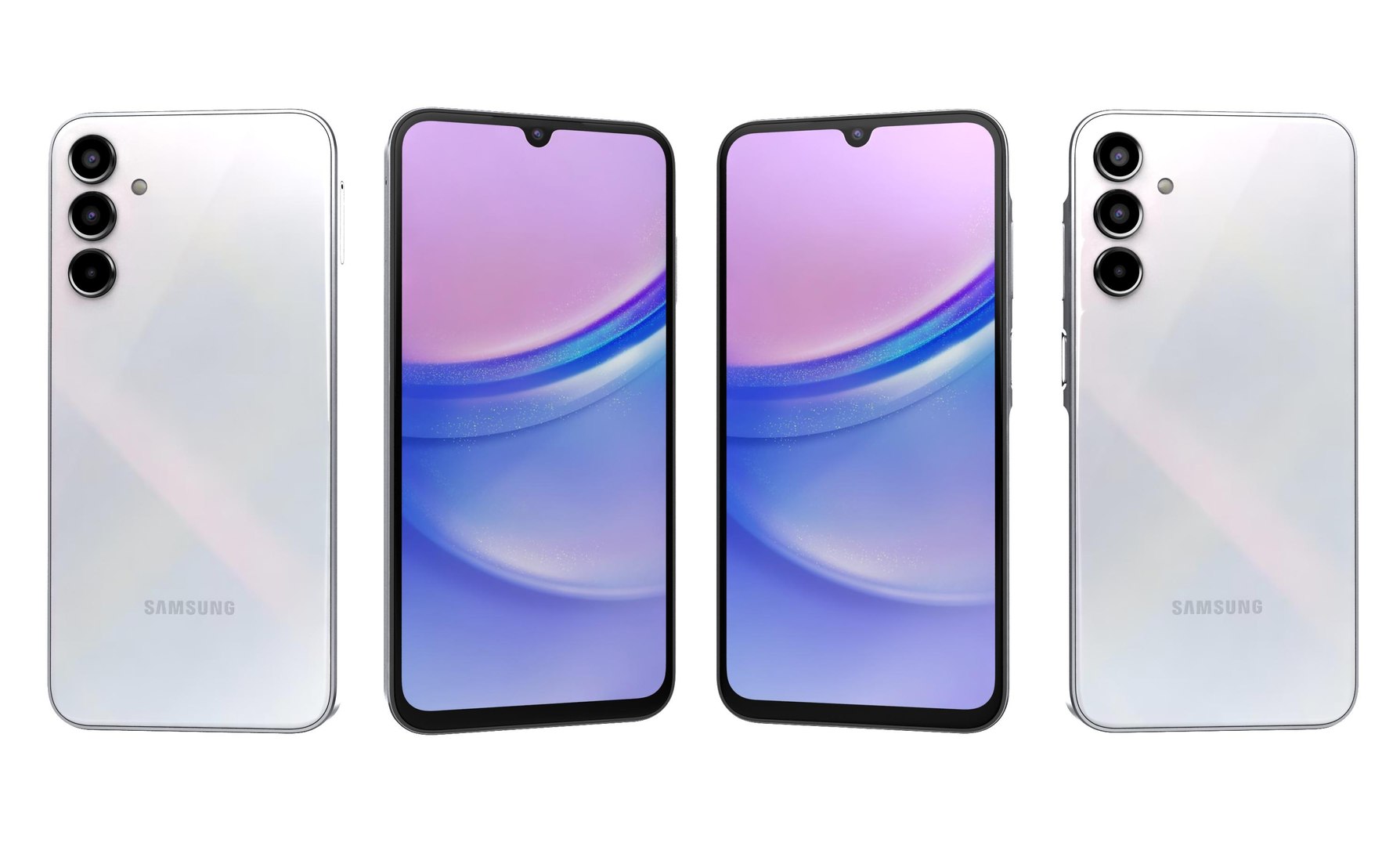 Samsung Galaxy A15 White Model - TurboSquid 2169376