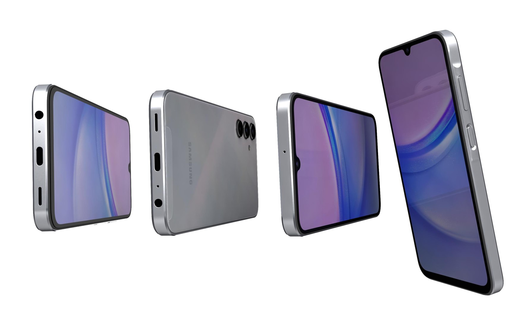 Samsung Galaxy A15 White Model - TurboSquid 2169376