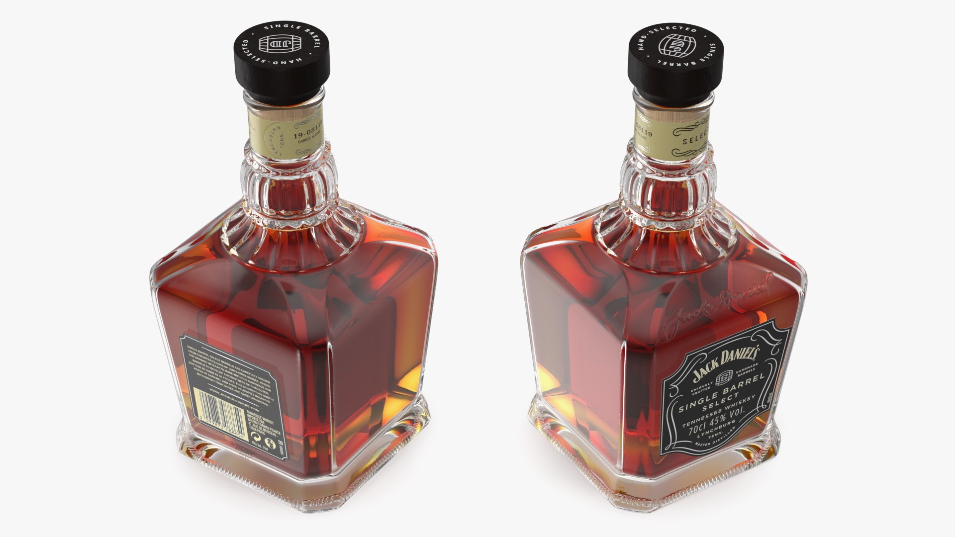 Jack Daniels Single Barrel Select 3D - TurboSquid 2051615