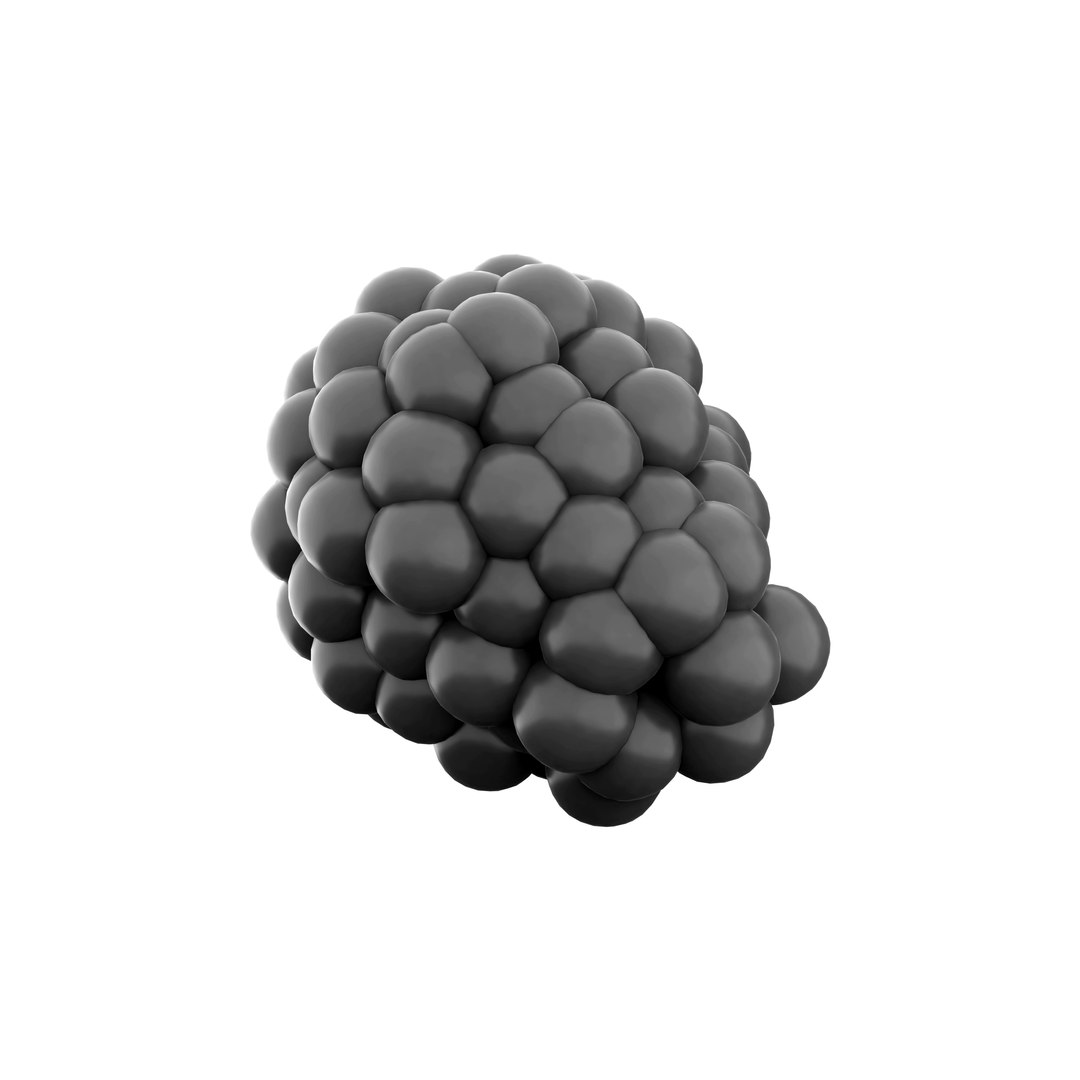 3D Model 3d Blackberry Cartoon Icon - TurboSquid 2044230