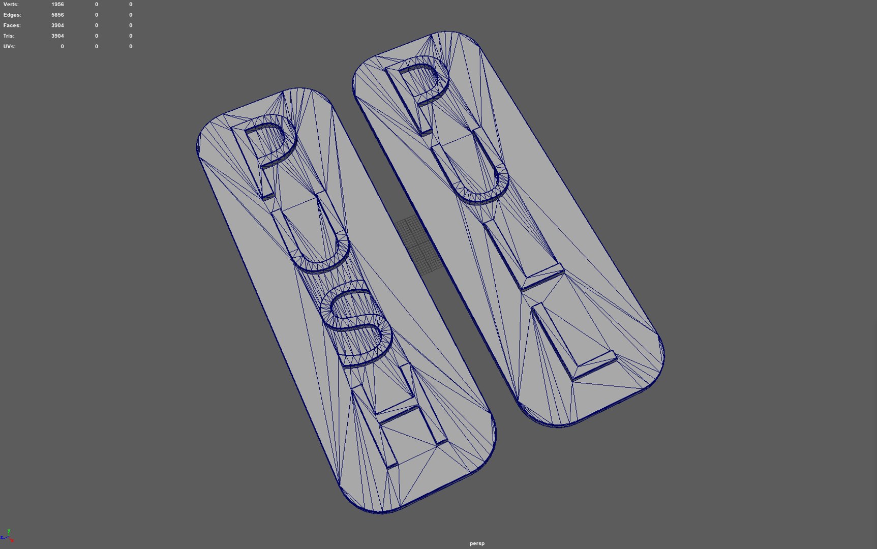 3D Push Pull Door Sign Model - TurboSquid 2128620