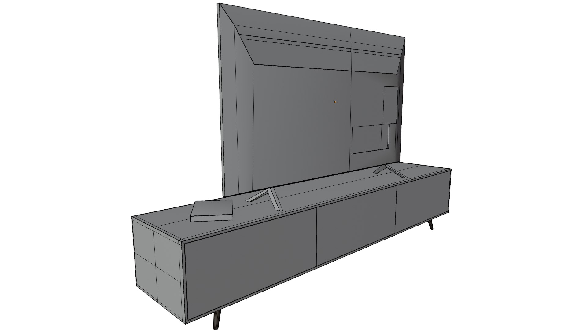 Tv Set 3D Model - TurboSquid 2366659