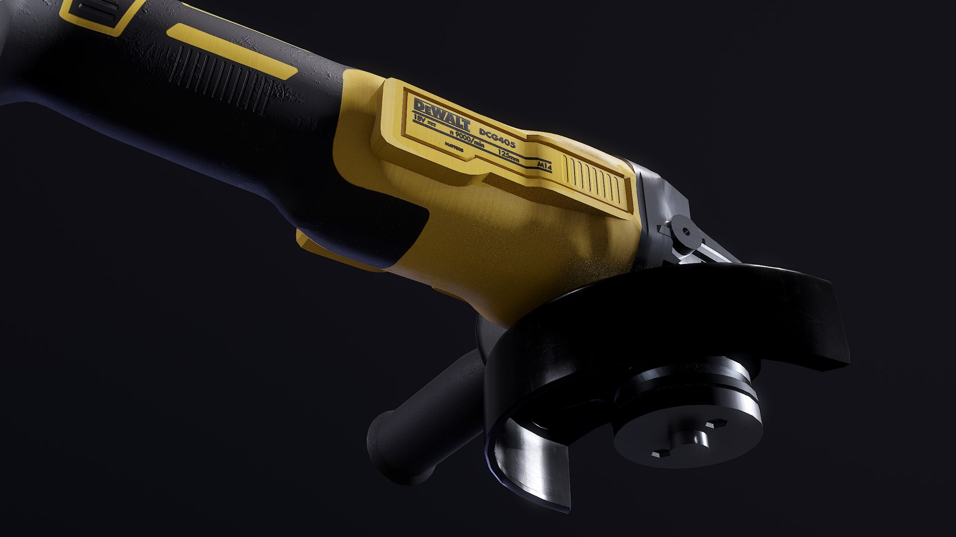 Angle Grinder DeWalt DCG 405 PBR Model - TurboSquid 1804093
