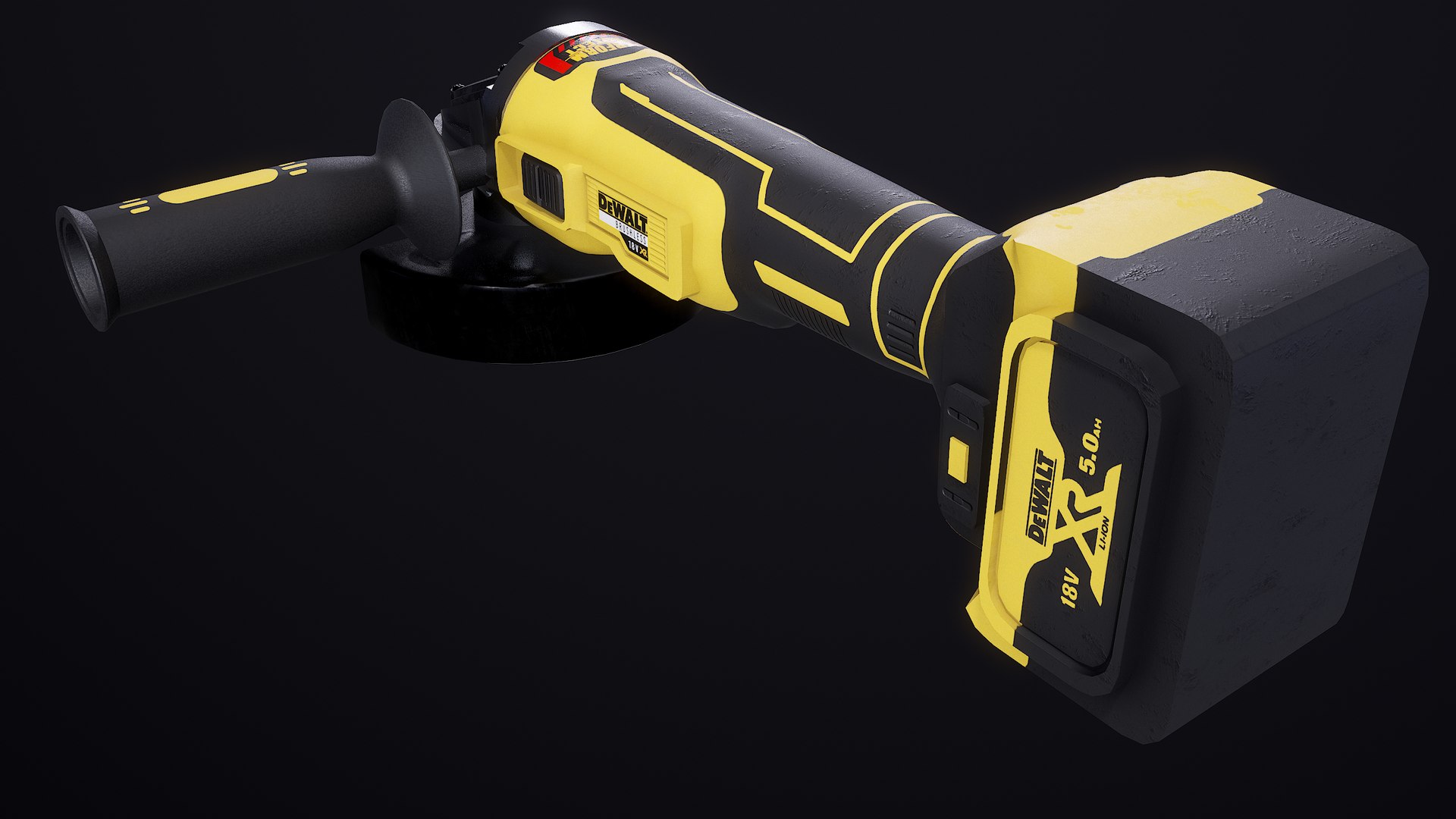 Angle Grinder DeWalt DCG 405 PBR Model - TurboSquid 1804093