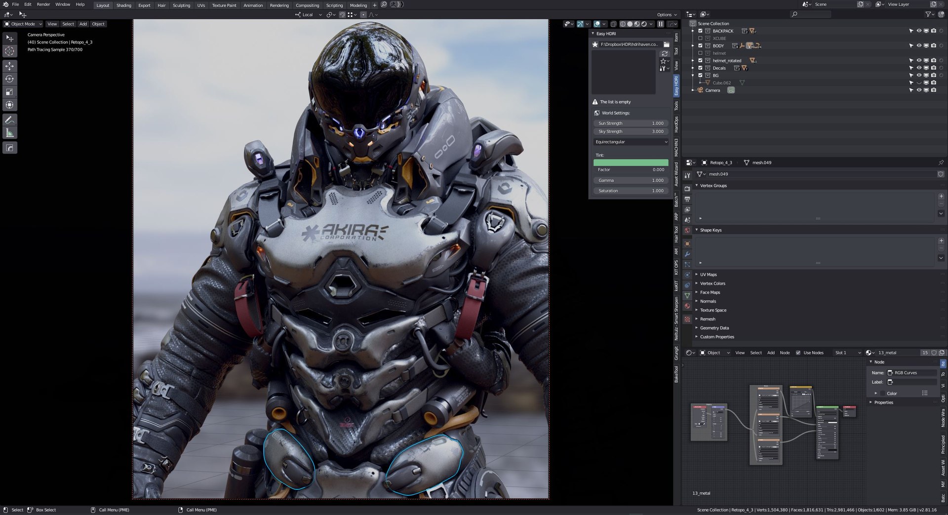 3D Model Space Suit Character - TurboSquid 1877332