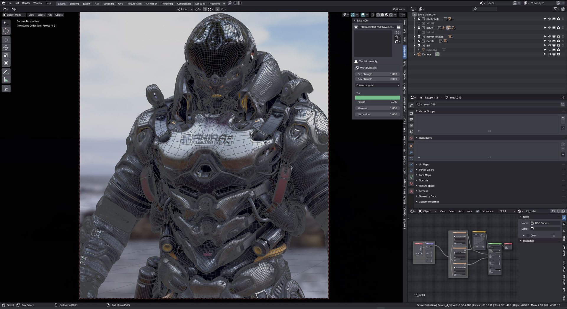 Space Character Unreal Unity 3D 모델 - TurboSquid 1877332