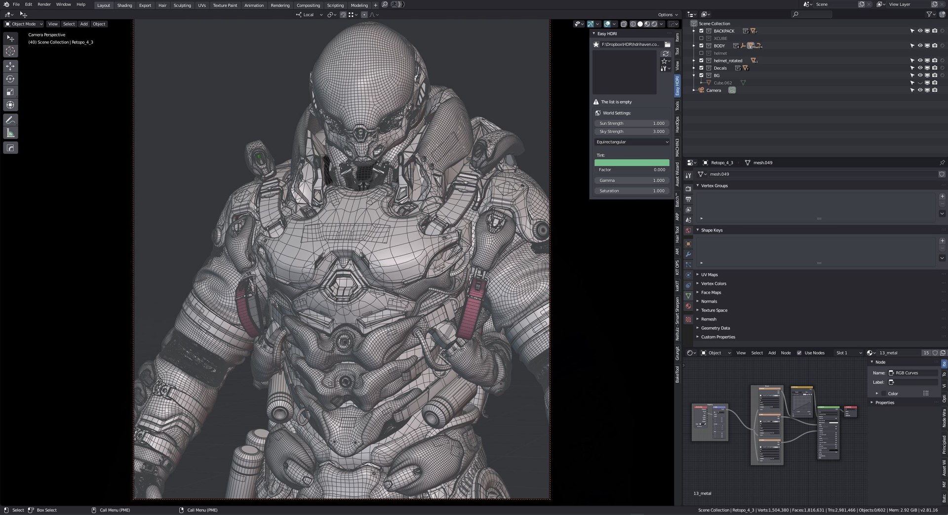 3D model Space Suit Character - TurboSquid 1877332