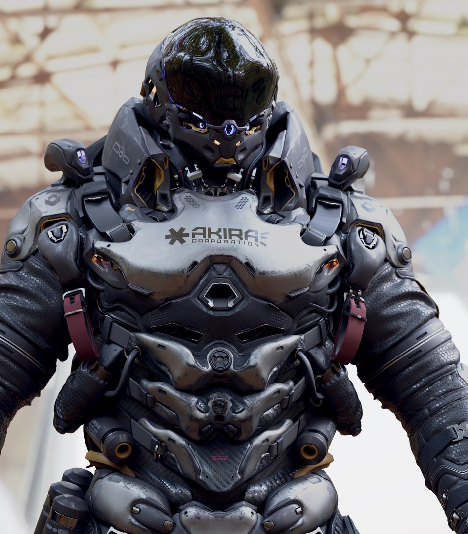 3D Model Space Suit Character - TurboSquid 1877332