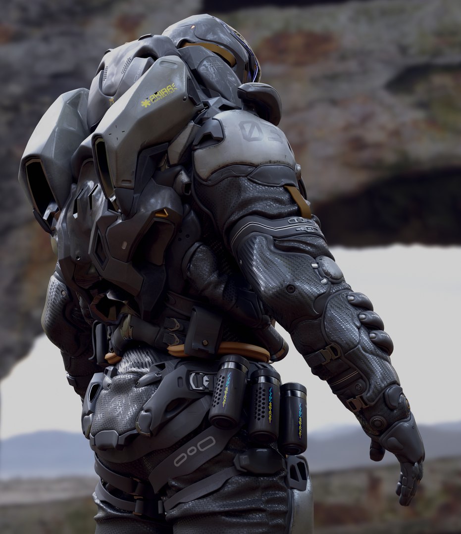 3D model Space Suit Character - TurboSquid 1877332