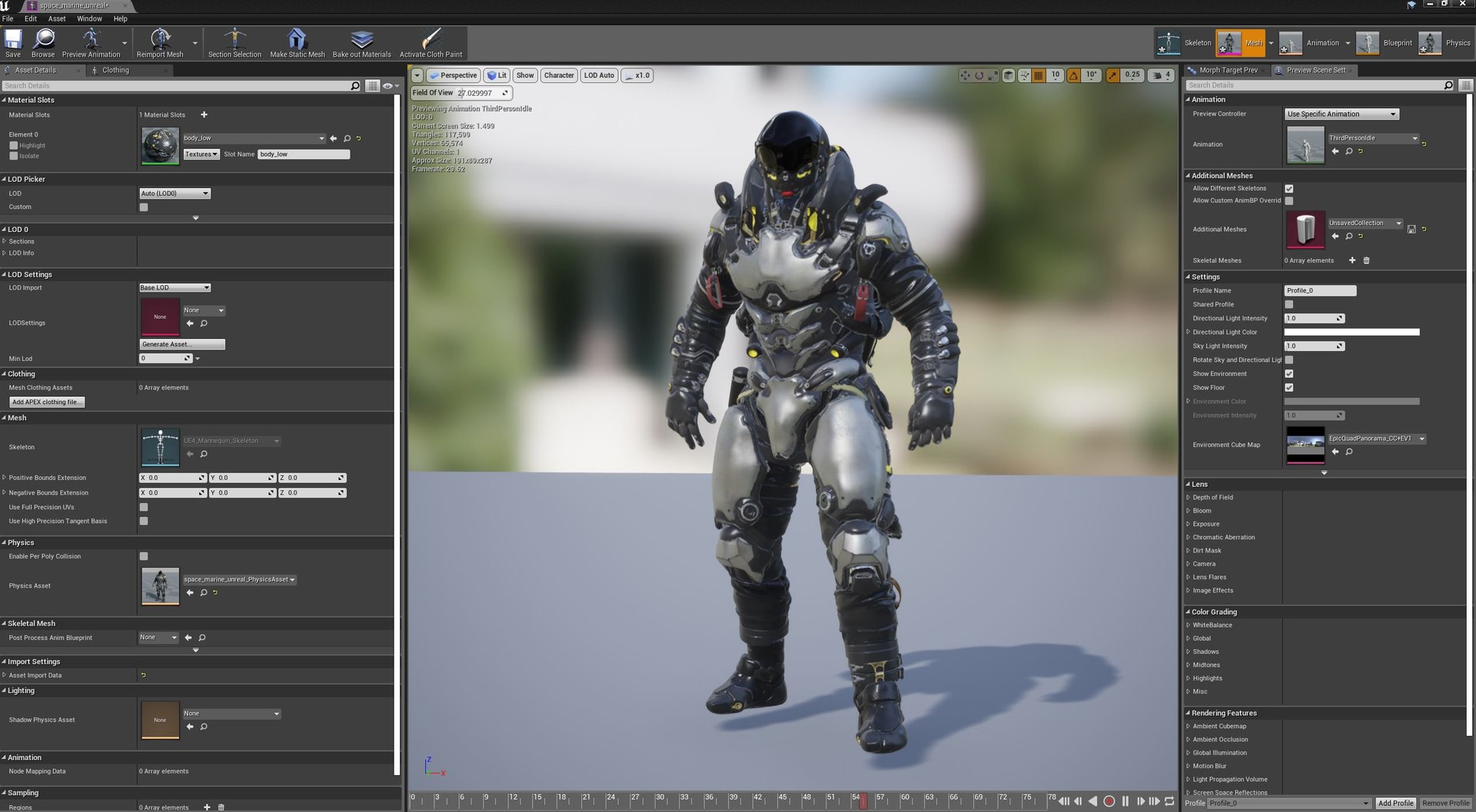 3D Model Space Suit Character - TurboSquid 1877332