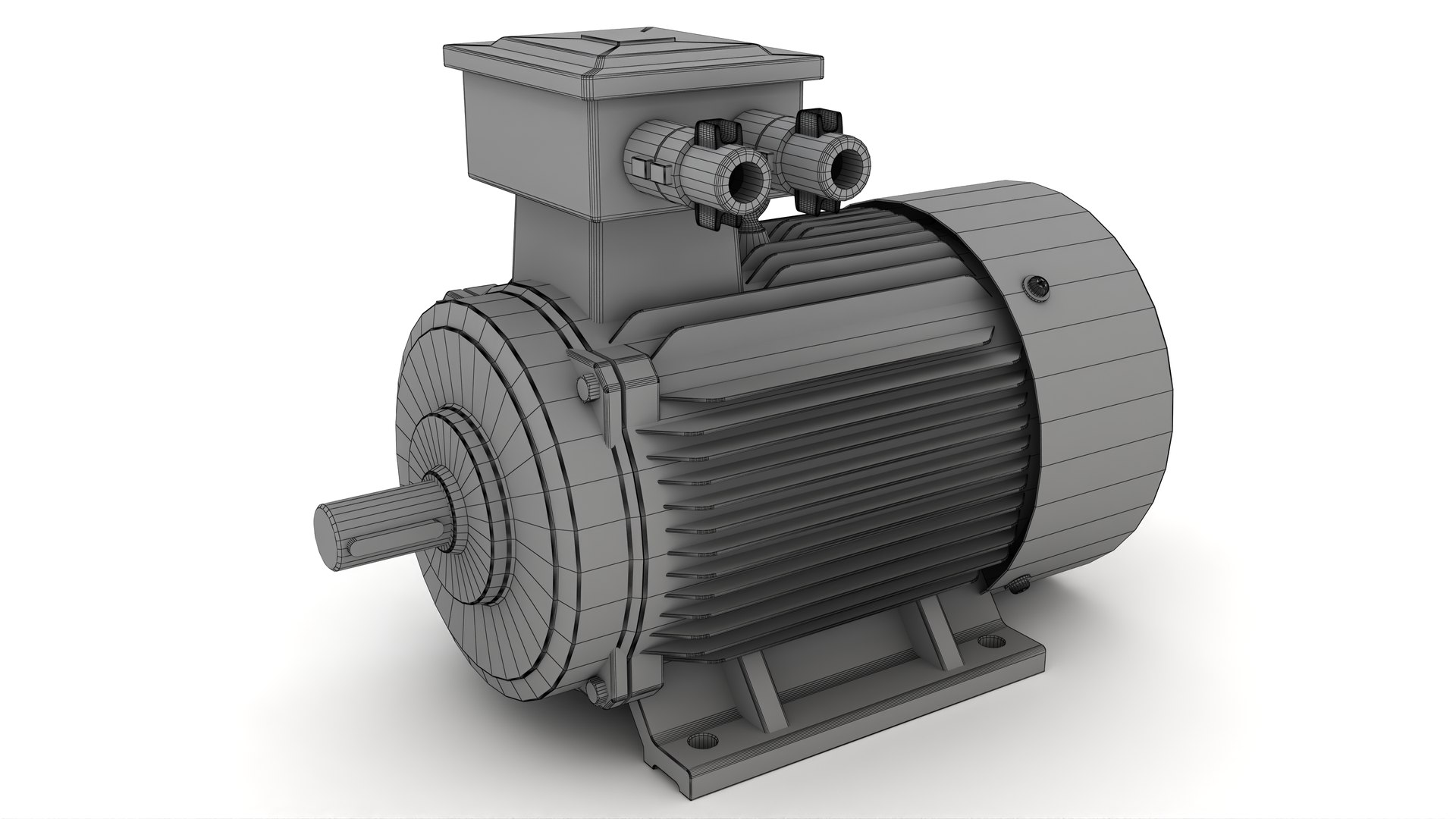 3D Electric Motor Generator - TurboSquid 2335717