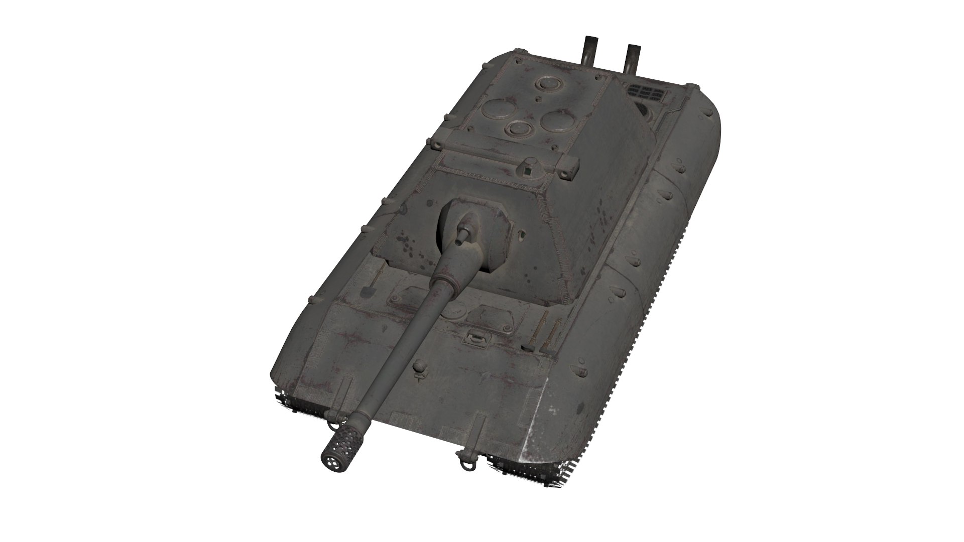 WWII Germany E 100 Heavy Tank - High Poly 3D - TurboSquid 2216541