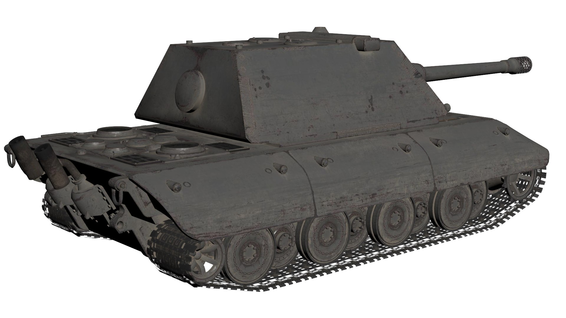WWII Germany E 100 Heavy Tank - High Poly 3D - TurboSquid 2216541