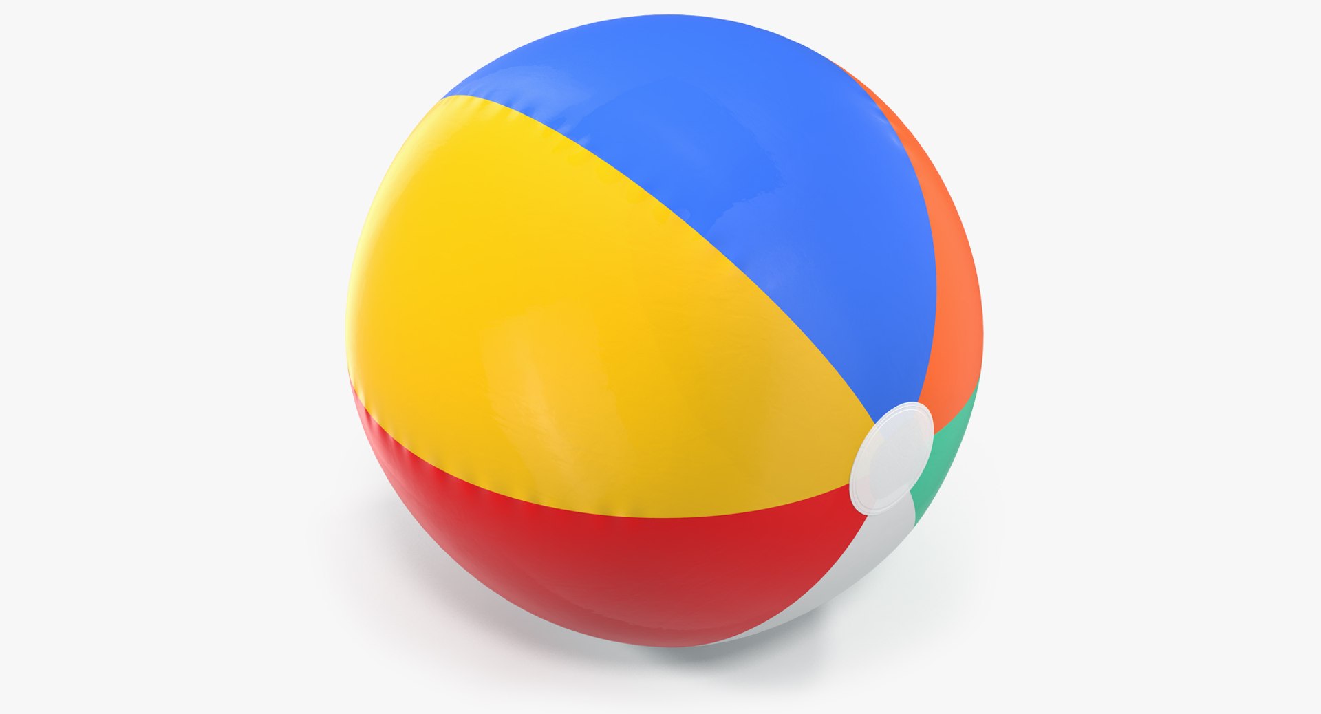 3D Inflatable Rainbow Color Beach Ball - TurboSquid 1220515