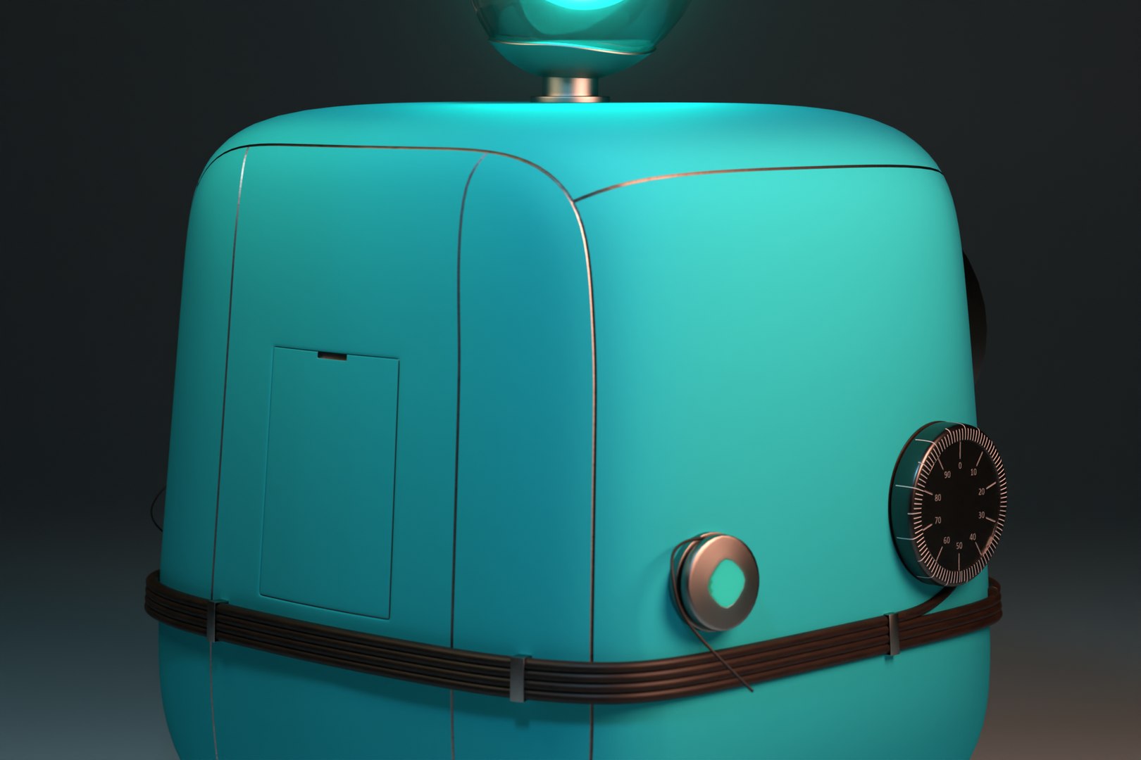 Cute Cube Robot Looks Like A Little Chicken Model - TurboSquid 2017451